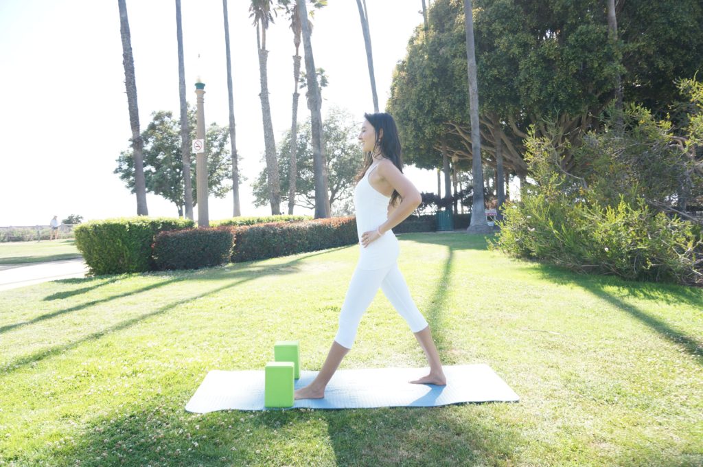 Standing Pyramid Private Yoga Instructor Los Angeles Santa Monica