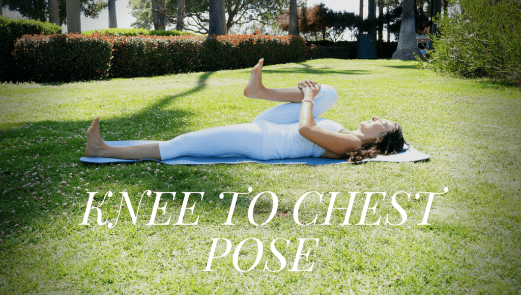 Knee To Chest Pose Private Yoga Instructor Los Angeles Santa Monica